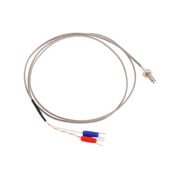 K-Type Thermocouple Temperature Probe with Spade Terminals, Class 1, 0 ...